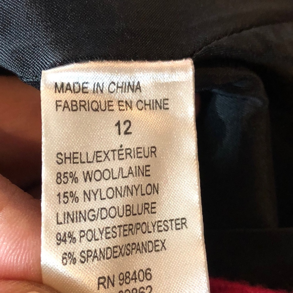 Theory Cecily Wood Cranberry Skirt - Gem